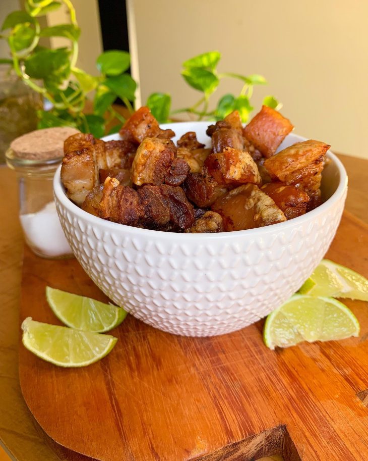 Torresmo na airfryer