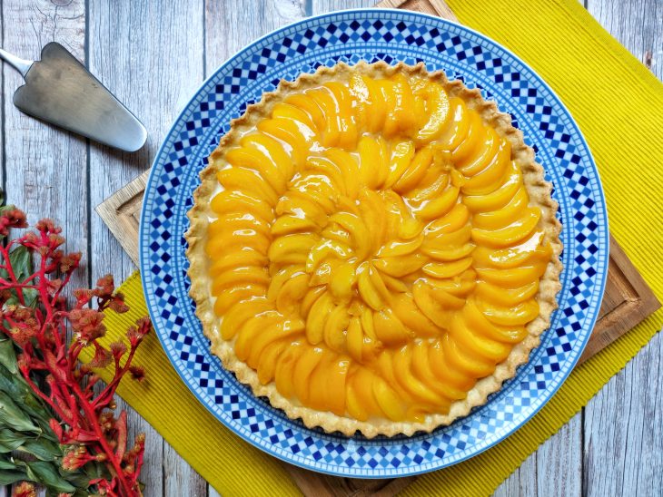 Torta doce com frutas