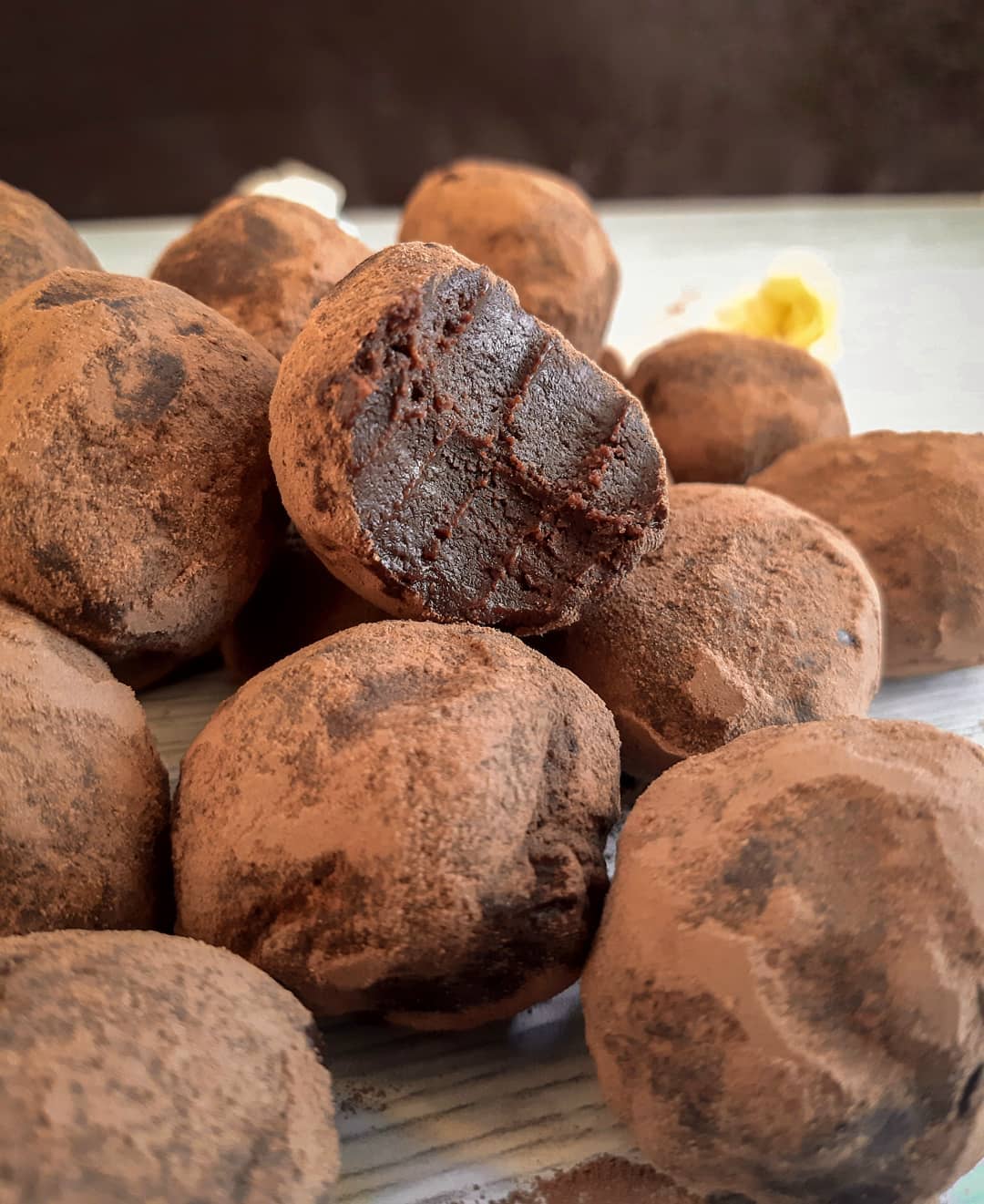 Trufa de chocolate com mel - Receiteria