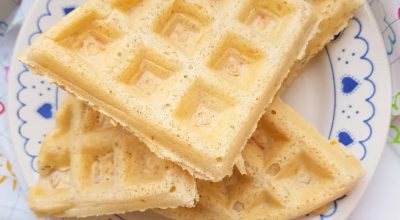 Waffle de tapioca crocante