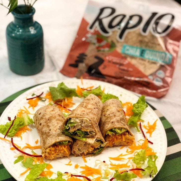 Wrap de atum com Rap10 Wrap de atum com Rap10